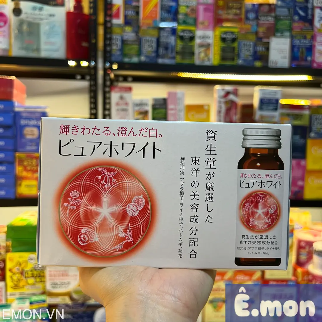 【Shiseido chính hãng】Nước uống trắng da toàn thân Pure White | Ê.mon